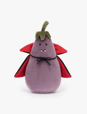 JELLYCAT - Vivacious Aubergine Vampire soft toy 16cm | Selfridges.com