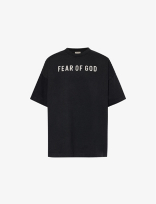 FEAR OF GOD - Logo-print relaxed-fit cotton T-shirt | Selfridges.com