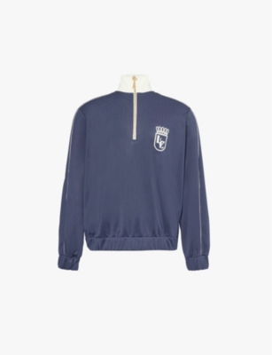 LATE CHECKOUT - Relaxed-fit embossed-branding woven track jacket ...