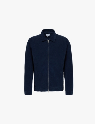 SUNSPEL - Harrington regular-fit zip-front cotton-corduroy jacket ...