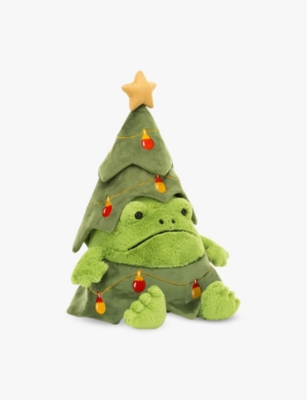 JELLYCAT - Christmas Tree Ricky Rain Frog soft toy 29cm | Selfridges.com