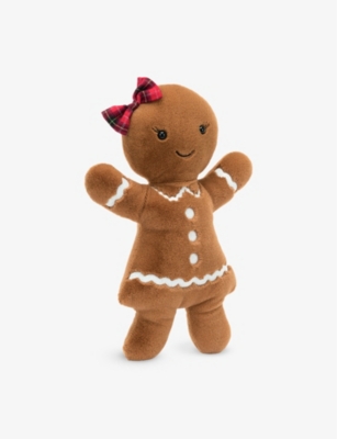 JELLYCAT - Jolly Gingerbread Ruby Large soft toy 33cm | Selfridges.com