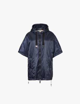 MAX MARA CUBE - Hooded padded relaxed-fit shell cape | Selfridges.com