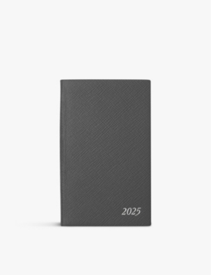 SMYTHSON - 2025 Panama leather Weekly diary with pocket 9cm x 14cm ...