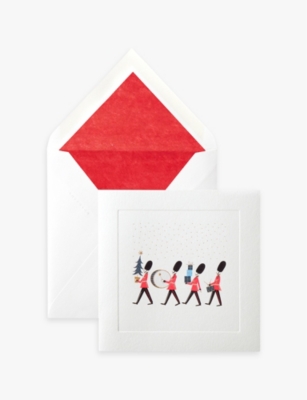 SMYTHSON - Christmas Royal Guard Christmas cards set of 10 | Selfridges.com
