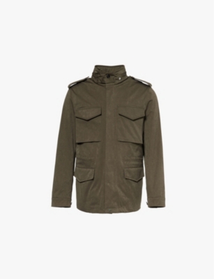 DUNHILL - Technical Field high-neck regular-fit woven-blend jacket ...