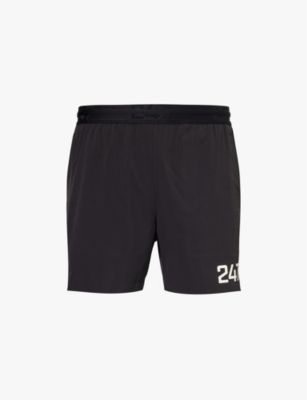 247 BY REPRESENT - Fused brand-print straight-leg regular-fit stretch ...
