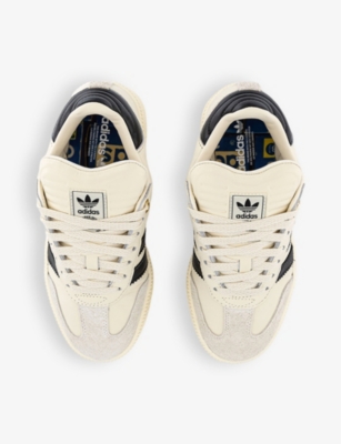 ADIDAS - Samba OG logo-embellished leather low-top trainers ...
