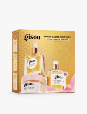 GISOU - Honey Gloss Hair Trio gift set | Selfridges.com