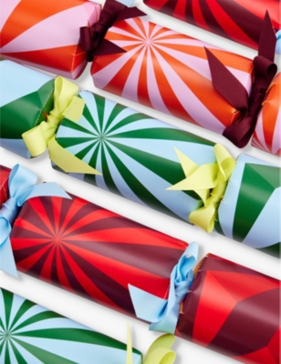 SELFRIDGES EDIT - London paper Christmas crackers pack of six ...