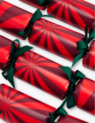 SELFRIDGES EDIT - London paper Christmas crackers pack of six ...