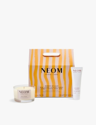 NEOM WELLBEING - Moment Of Calm scented candle duo gift set ...