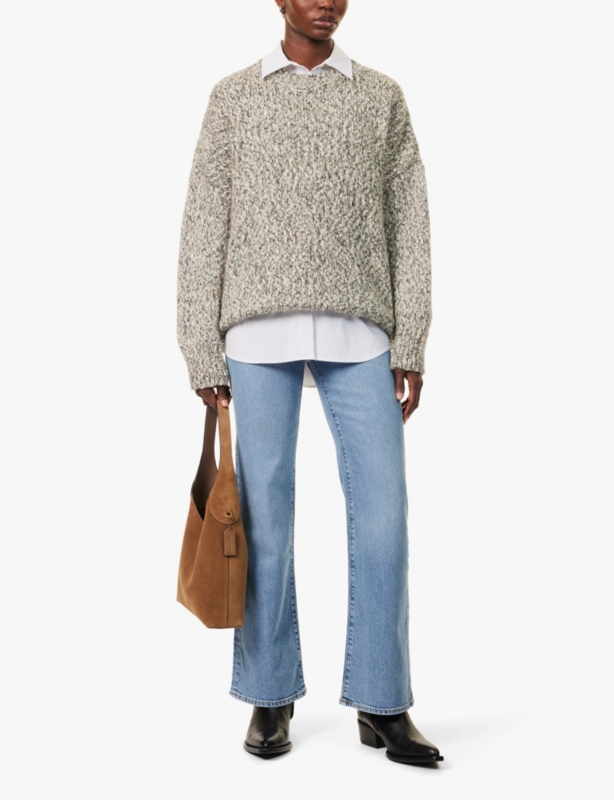 FRAME - Le Palazzo wide-leg slim-fit stretch-denim jeans | Selfridges.com