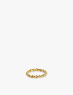 COMMONLINES - Double Rolo 14ct yellow gold-plated 925 sterling silver ...