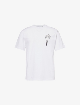 TRAPSTAR - Chrome graphic-print cotton T-shirt | Selfridges.com