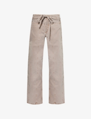 DALA - Tie Waist Sling high-rise wide-leg denim jeans | Selfridges.com
