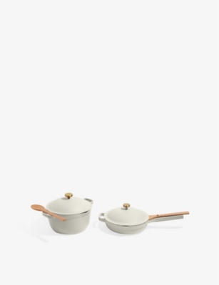 OUR PLACE - Home Cook Duo ceramic pot and pan two-piece set ...