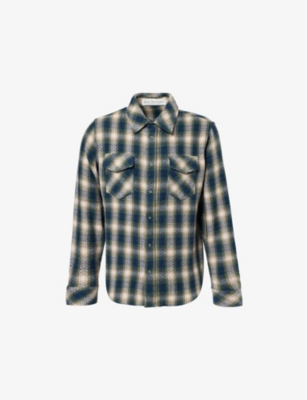 GODS TRUE CASHMERE - A-basin Tartan relaxed-fit cashmere-flannel shirt ...