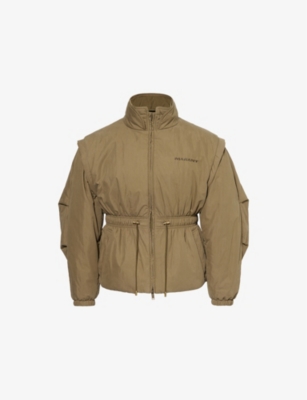 ISABEL MARANT ETOILE - High-neck detachable-sleeve padded shell jacket ...