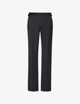 VIVIENNE WESTWOOD - Adjustable-tab unhemmed straight-leg regular-fit ...