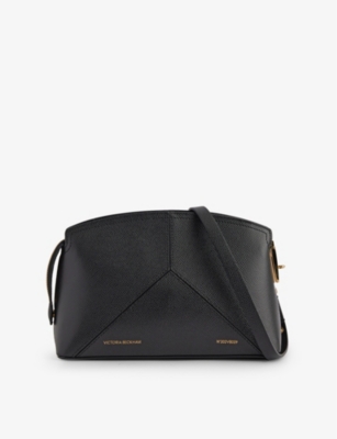 VICTORIA BECKHAM - Victoria leather crossbody bag | Selfridges.com