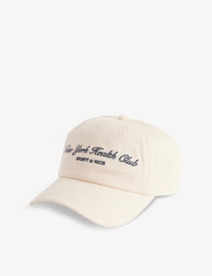 SPORTY & RICH - Logo-Embroidered Cotton Baseball Cap | Selfridges.com