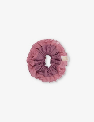 GOOD SQUISH - Baby B-e-a-utiful organza-frill silk scrunchie ...
