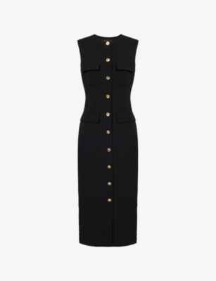 BRANDON MAXWELL - Corinne Sleeveless Wool-Blend Midi Dress | Selfridges.com