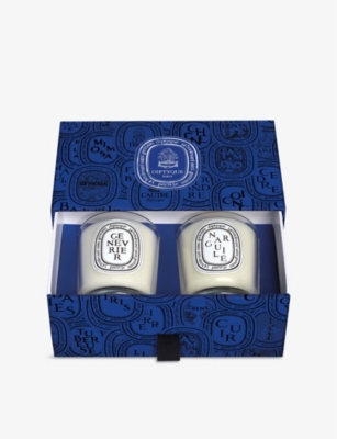 HAY - Check-pattern medium wax column candle 20cm | Selfridges.com