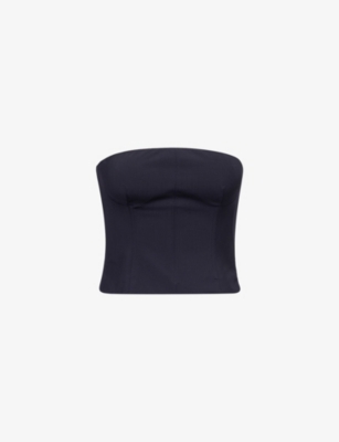TWP - Jillian Strapless Stretch-Wool Bustier Top | Selfridges.com