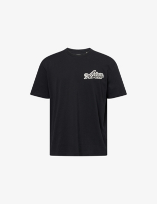 AVIREX - Script Tee Logo-Embroidered Cotton T-Shirt | Selfridges.com