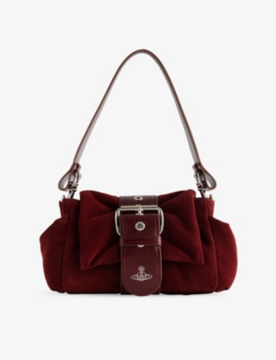 VIVIENNE WESTWOOD - Hazel Treasure Suede Top Handle Bag | Selfridges.com