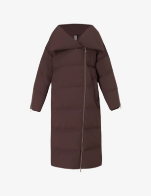 SWEATY BETTY - Nimbus Cloud Longline Shell-Down Puffer Coat ...