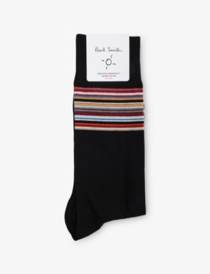 PAUL SMITH - Kilmit Stripe-Pattern Cotton-Blend Socks | Selfridges.com