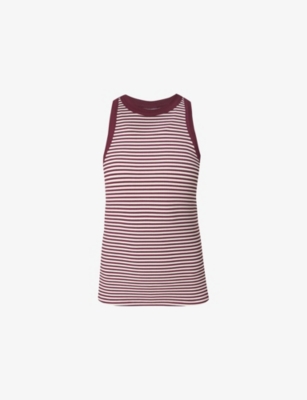 SWEATY BETTY - Harper Racer Striped Stretch-Modal Vest | Selfridges.com