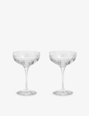 WEDGWOOD - Neo Crystal Coupe Glasses Set Of Two | Selfridges.com