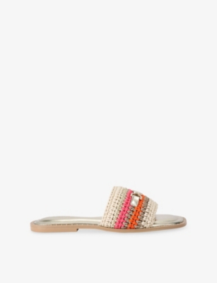 CARVELA - Nola Mule Woven Sandals | Selfridges.com