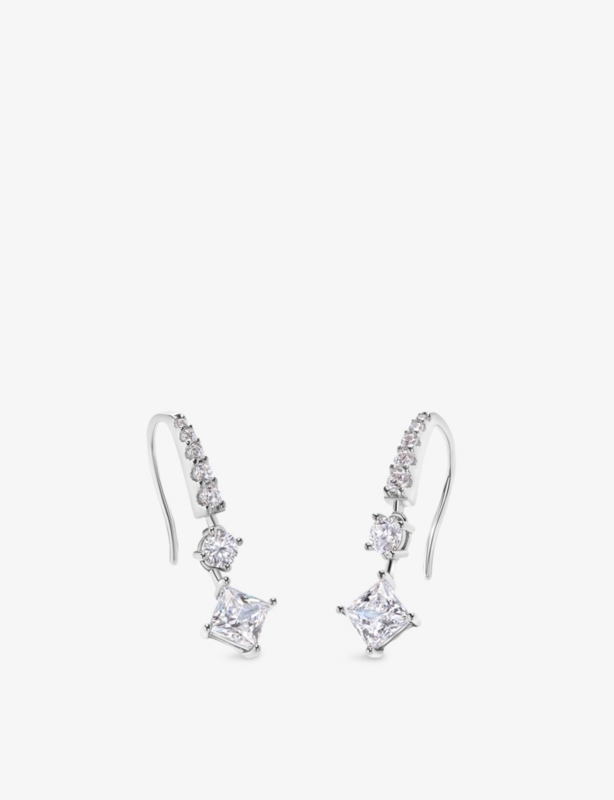 CARAT LONDON - Hera Pavé 18ct Yellow Gold Vermeil Plated Sterling ...