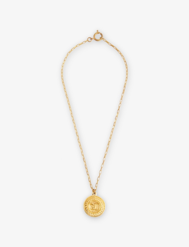 RESELFRIDGES - Pre-Loved Gucci Interlocking G Sterling Silver Pendant ...