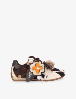 KG KURT GEIGER - Lennon Leather Trainers | Selfridges.com