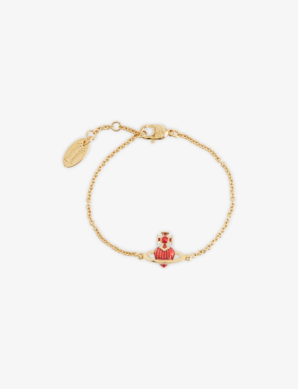 VIVIENNE WESTWOOD JEWELLERY - Fabianna Gold-Plated Brass Relief Stud ...