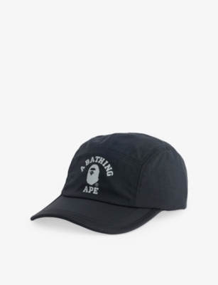 A BATHING APE - Wind Stopper Logo-Embroidered Woven Baseball Cap ...