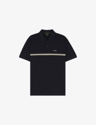 BOSS - Paddy Horizontal-Stripe Cotton Polo Shirt | Selfridges.com