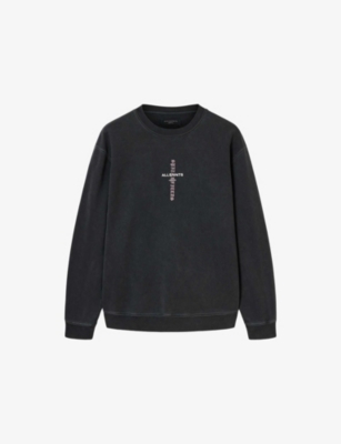 ALLSAINTS - Knox Branded Cotton-Jersey Sweatshirt | Selfridges.com