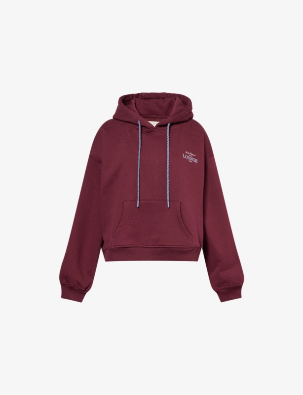 LOUNGE UNDERWEAR - Barrel Leg Logo-Embroidery Cotton-Jersey Jogging ...