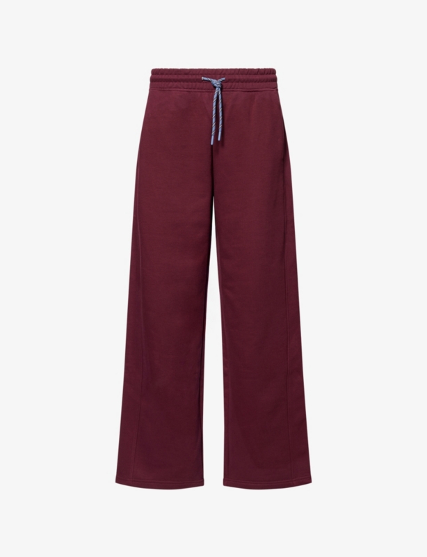 LOUNGE UNDERWEAR - Logo Label Straight-Leg Cotton-Jersey Jogging ...