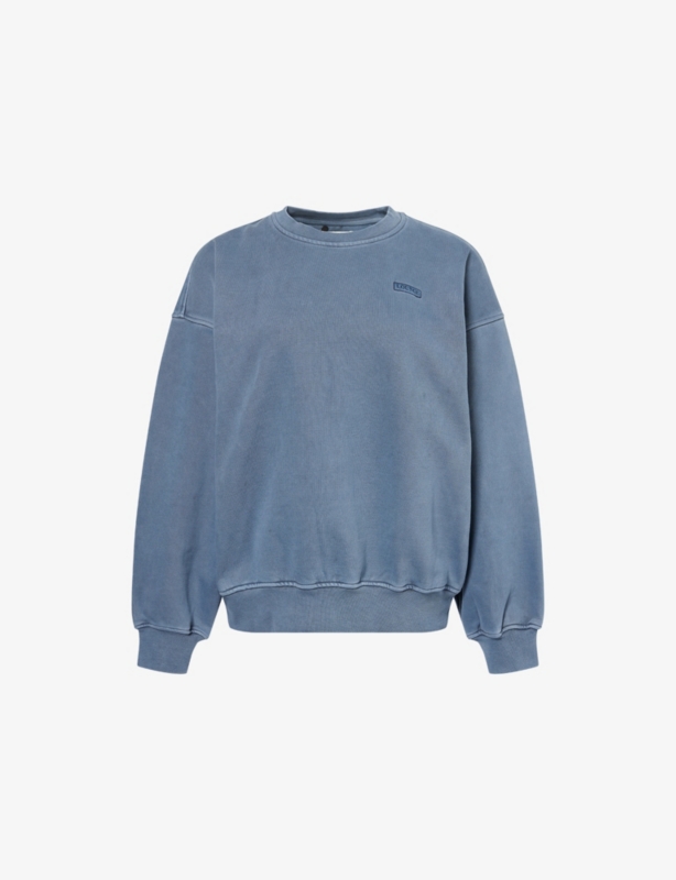 LOUNGE UNDERWEAR - Oversized Logo-Embroidery Cotton-Jersey Hoody ...