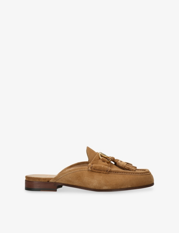 VALENTINO GARAVANI - VLogo Signature 80 Slingback Leather Heels ...