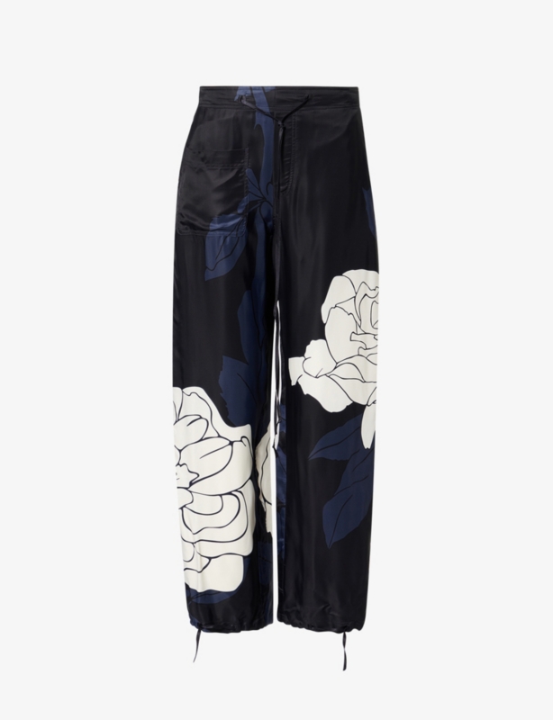 VICTORIA BECKHAM - Posy Twisted-Shoulder Satin Midi Dress | Selfridges.com