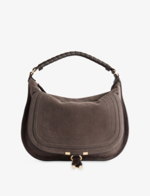 CHLOE - Marcie Hobo Large Suede Top-Handle Bag | Selfridges.com
